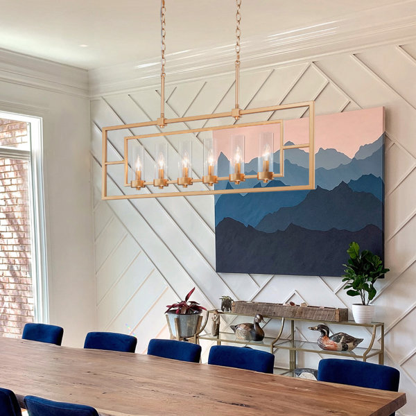 Willa Arlo Interiors Labonte 6 - Light Dimmable Kitchen Island Pendant Light & Reviews | Wayfair